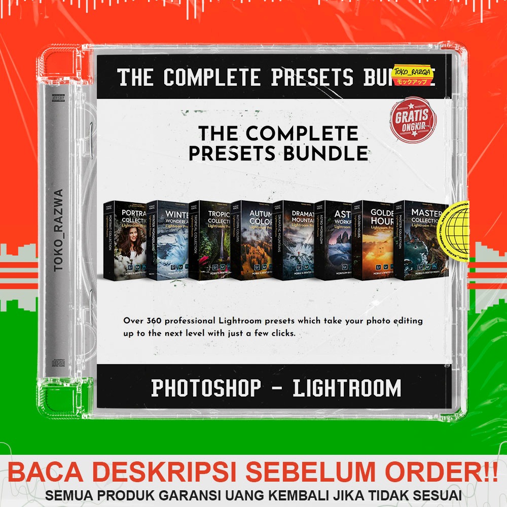 Jual Photoshop - Lightroom Presets - The Complete Presets Bundle - 250225 | Shopee Indonesia