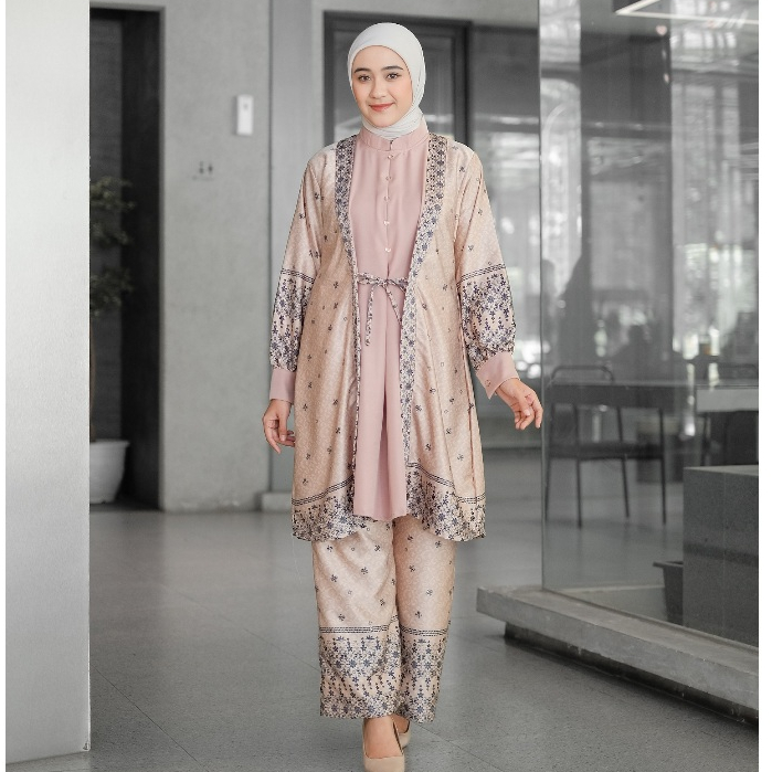 Jual Setelan One Set Wanita Kekinian Outfit Kondangan Rana | Shopee ...