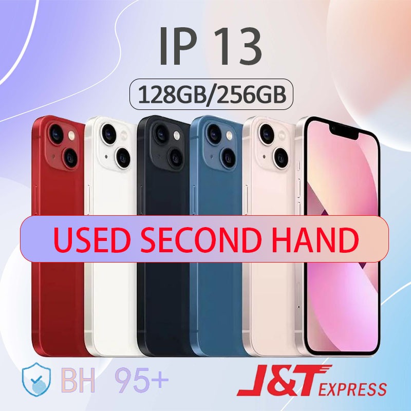 Jual IP 13 128GB/256GB FULLSET MULUS SECOND GOOD CONDITIONS Bekas | Shopee Indonesia