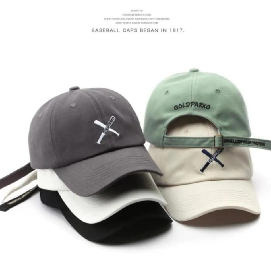 Jual Topi Baseball Distro Cap Gold Parko 2025 Terbaru - Topi Pria Keren ...