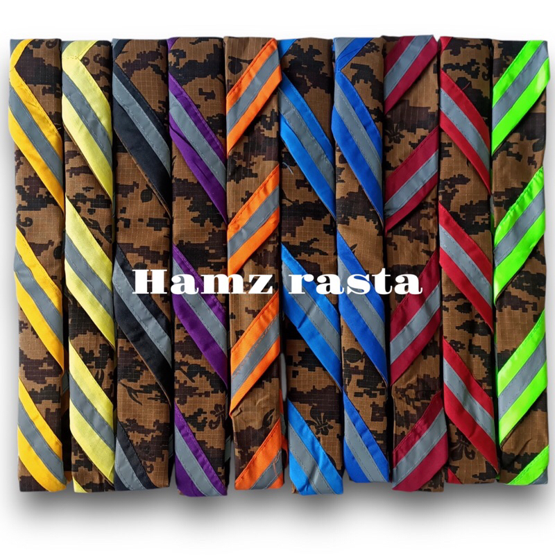 Jual Scraf Loreng Pramuka Lis Menyala Aneka warna | Shopee Indonesia