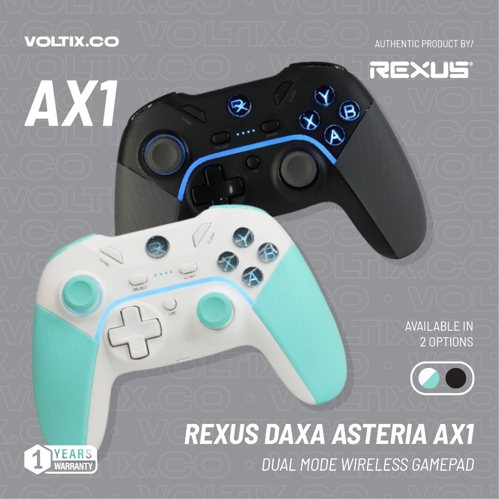 Jual Rexus Daxa Asteria V2 Gen 2 AX1 Wireless Gamepad Joystick | Shopee ...
