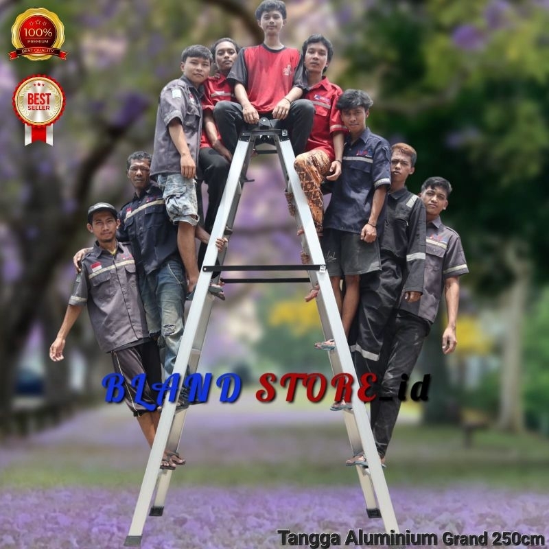 Jual Tangga Lipat / Tangga Aluminium / tangga lipat Super Jumbo Grand ...
