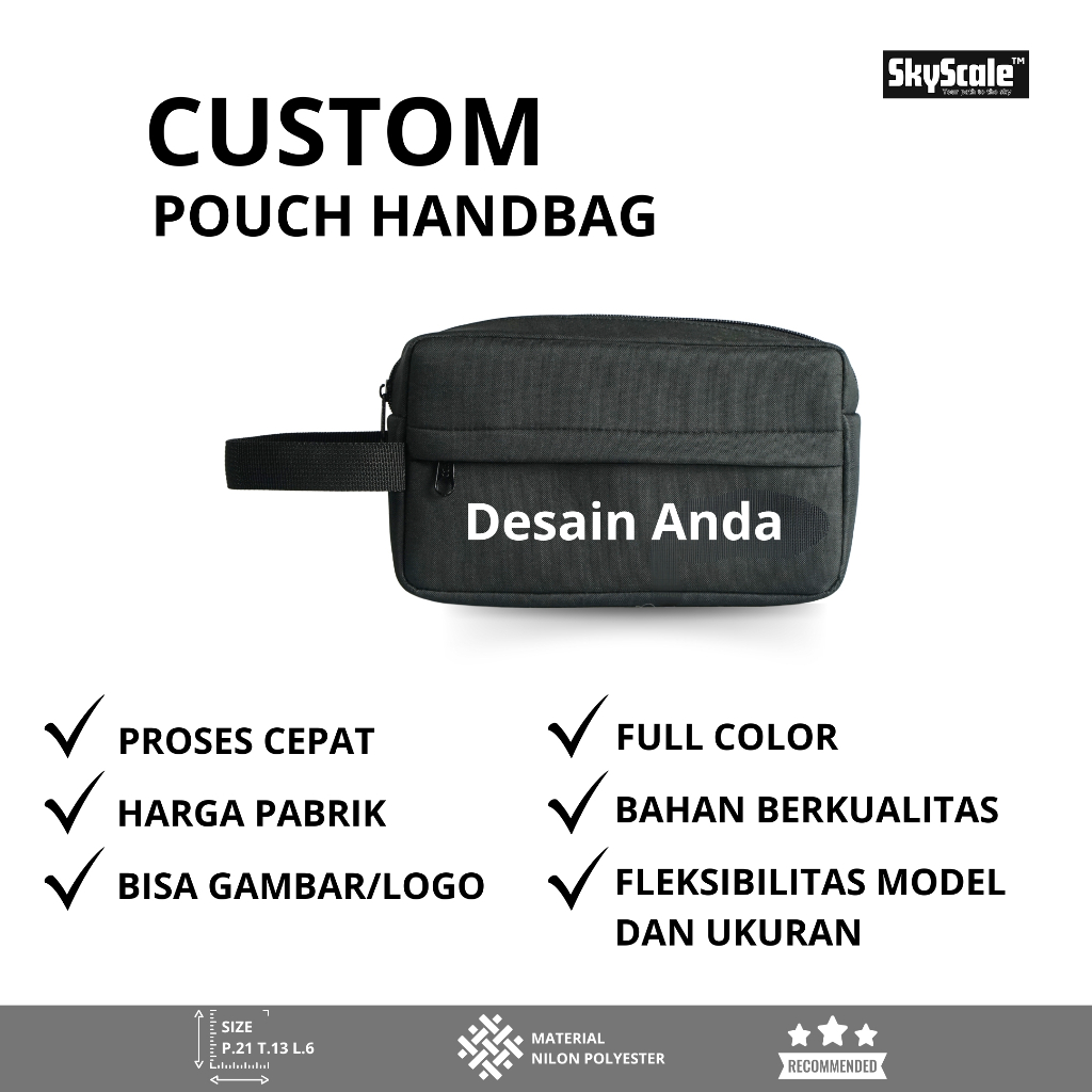 Jual Vendor Tas Pouch Custom - Pouch, Handbag Cluthbag Eksklusif Dengan ...