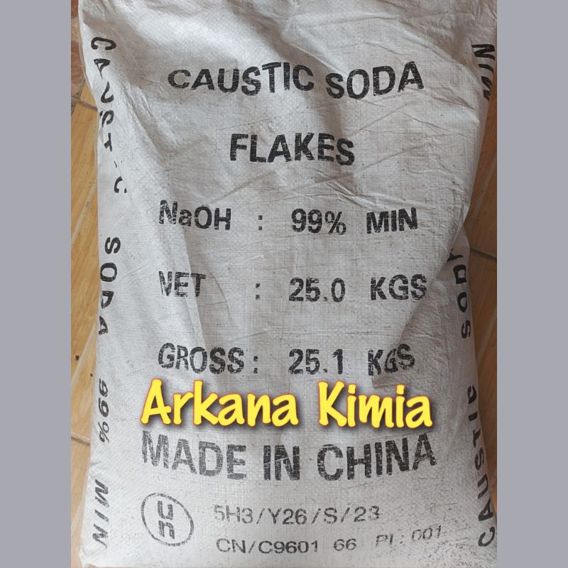 Jual Caustic Soda Flakes 25 Kg / Soda Api Flakes 25 Kg / Made in China ...