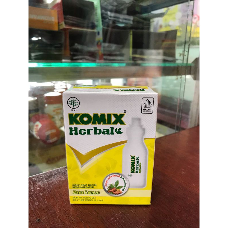 Jual KOMIX HERBAL RASA LEMON ( 4 TUBE 15ML ) | Shopee Indonesia