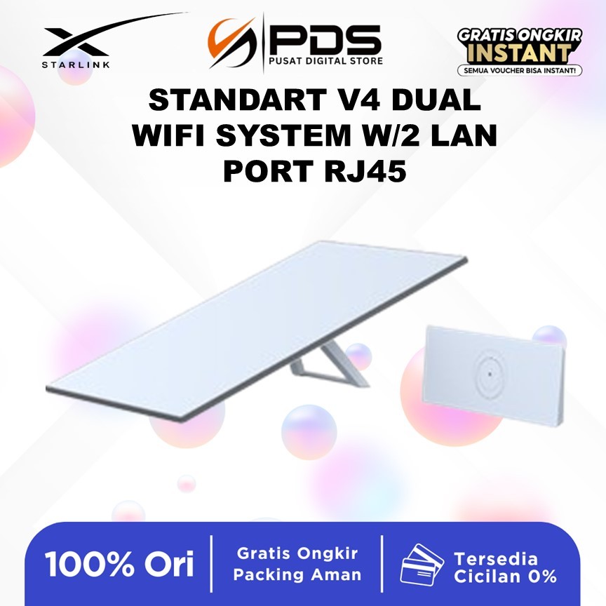 Jual STARLINK Standard V4 Dual Wifi System w/2 LAN PORT RJ45 | Shopee ...
