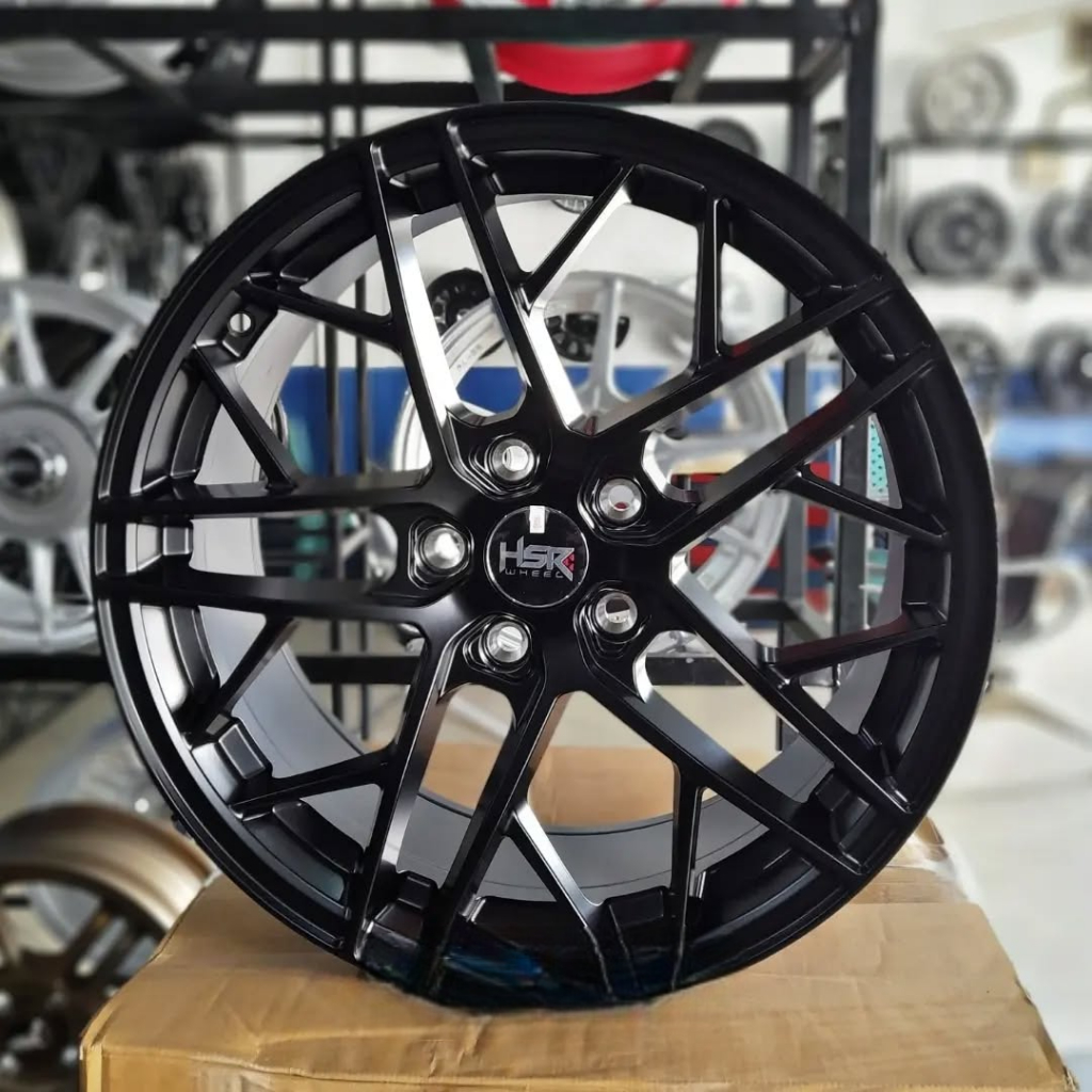 Jual Velg mobil toyota zenix ring 18 HSR SAIKI pcd 5x114,3 Black ...
