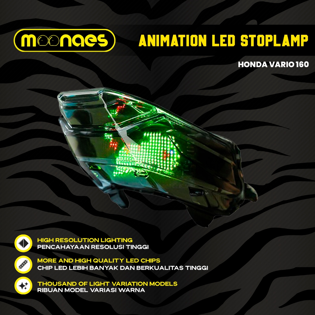 Jual Stoplamp Vario 160 Stop Lampu Vario 160 Lampu Stop Animation Led ...