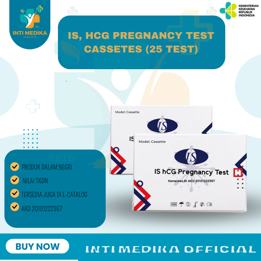 Jual IS HCG Pregnancy Test Cassette (25 Test) | Shopee Indonesia