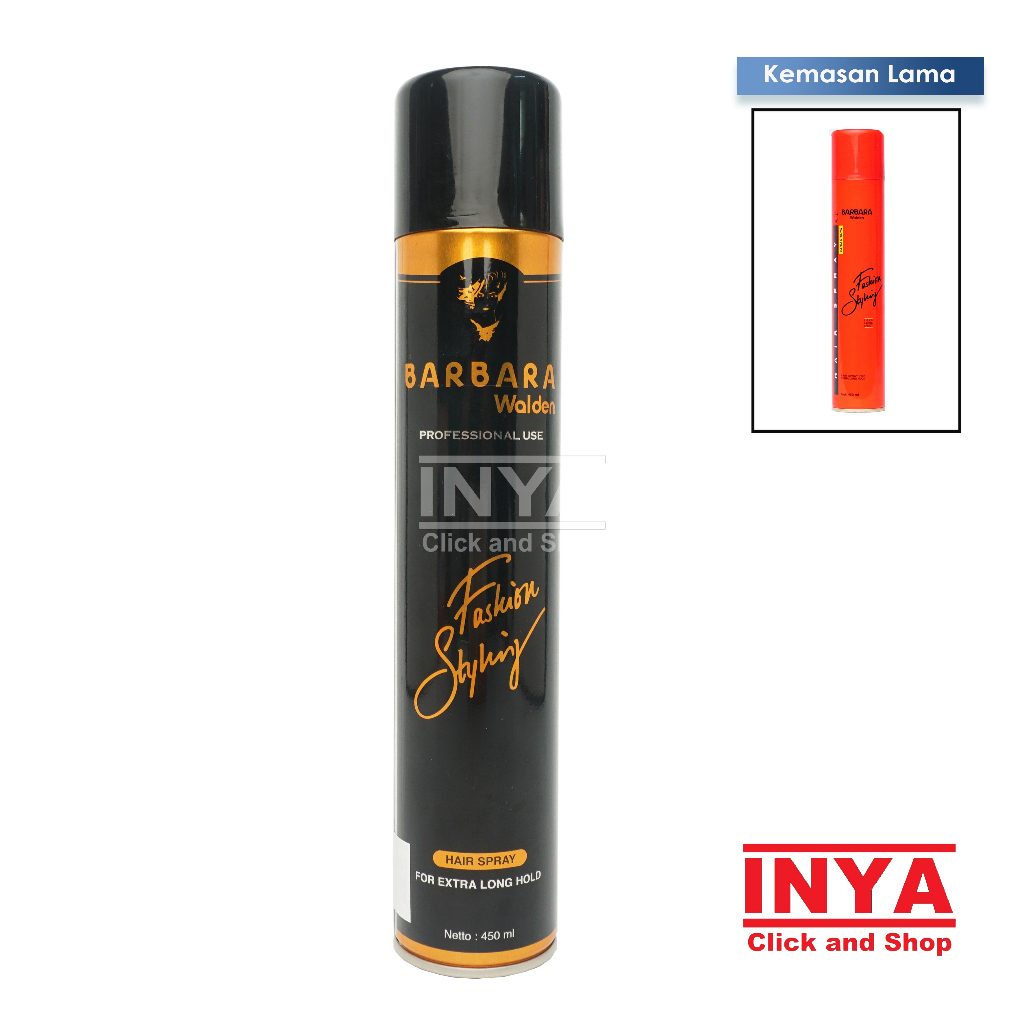 Jual BARBARA WALDEN EXTRA STRONG HAIR SPRAY 450ml - Hair Styling ...