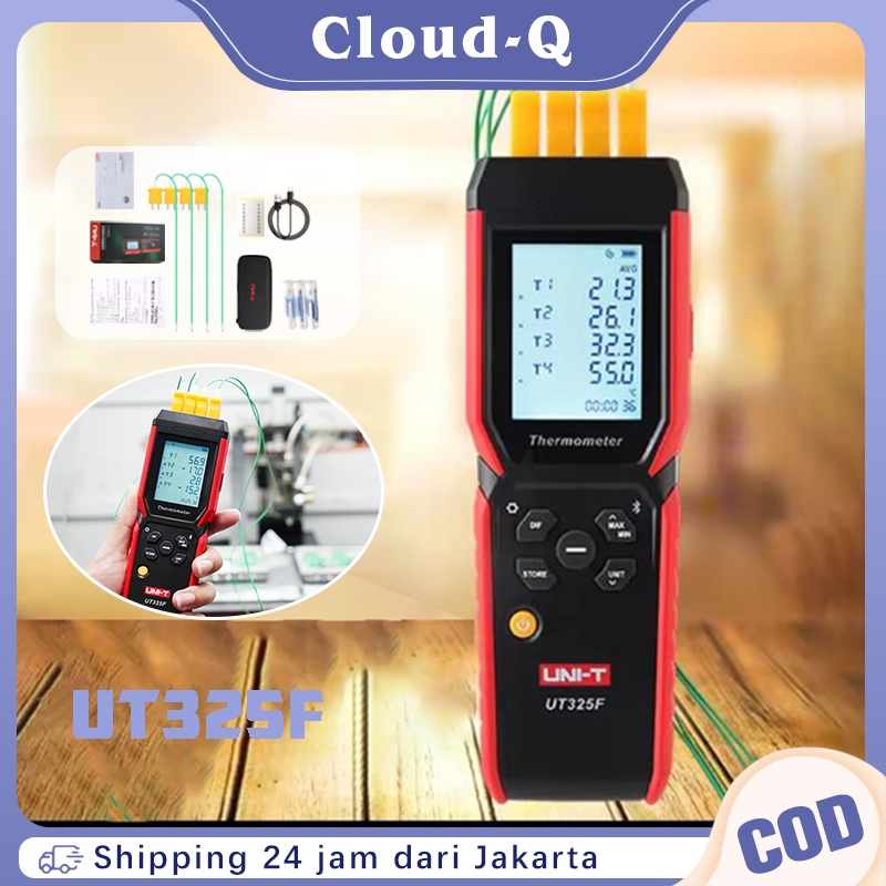 Jual Termometer Termokopel Digital 4 Channel UT325F Portable ...