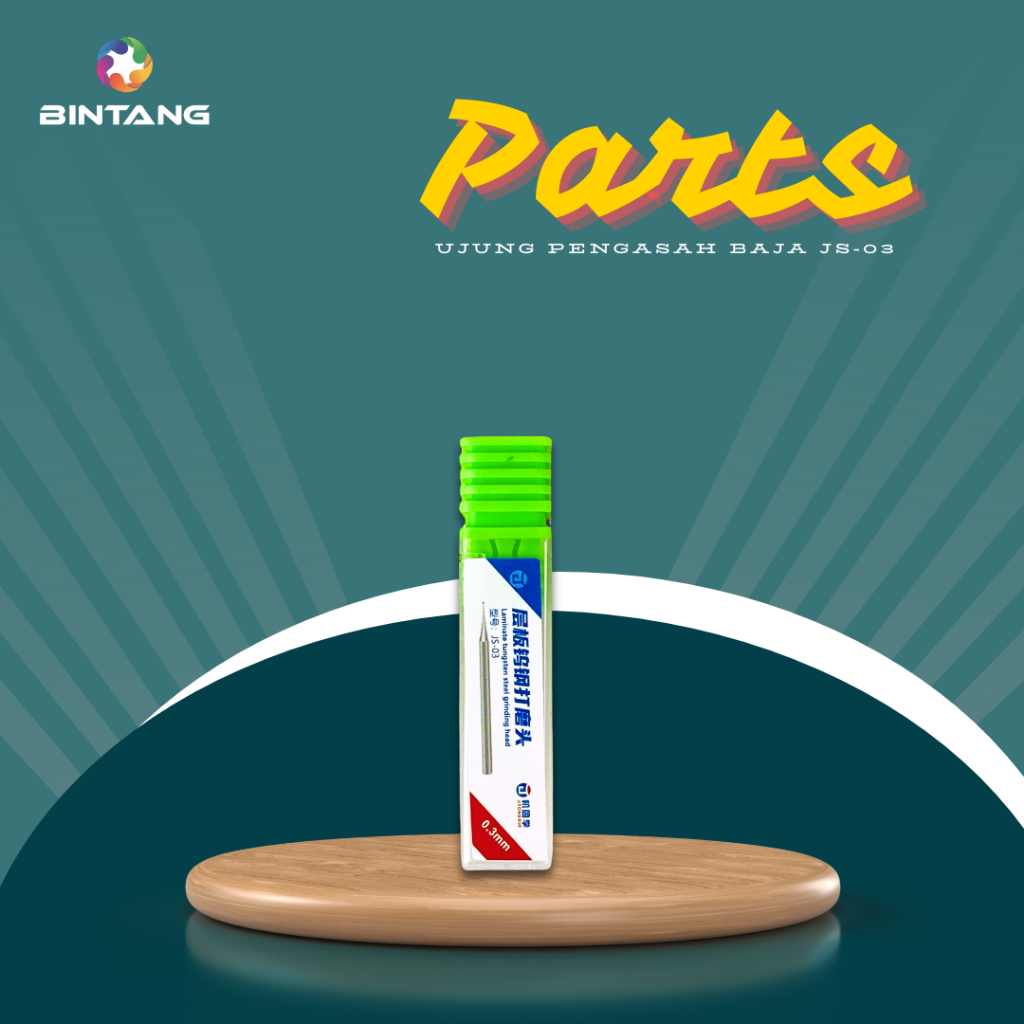Jual PARTS UJUNG PENGASAH BAJA TUNGSEN LAPISAN JS-03 03 0.3MM | Shopee ...