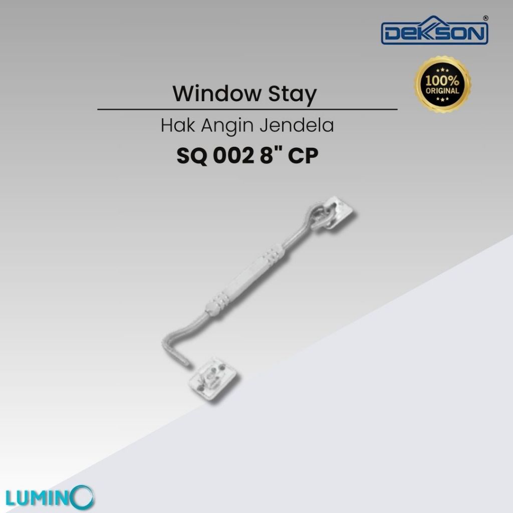 Jual Window Stay WS SQ 002 8INCH / Hak Angin Jendela / Lamskar Kait ...