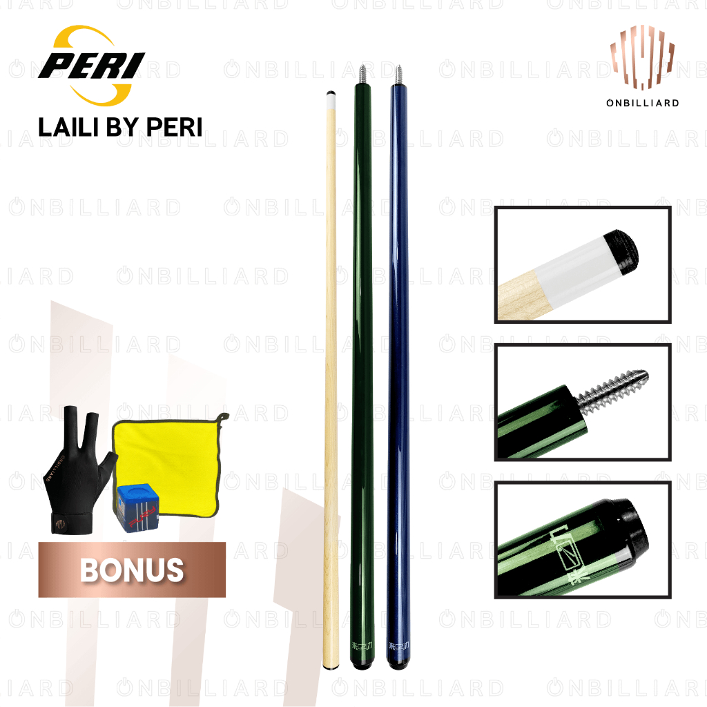 Jual LAI LI by PERI Series Stick Billiard LAILI Low Deflection Cue ...