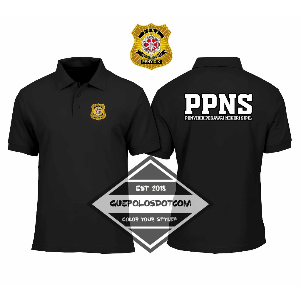 Jual POLOSHIRT BERKERAH LOGO PPNS/PENYIDIK PEGAWAI NEGERI SIPIL - Baju ...