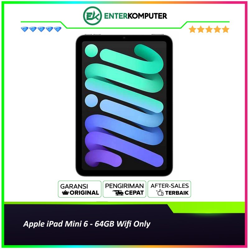 Jual Apple iPad Mini 6 - 64GB Wifi Only | Shopee Indonesia