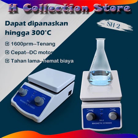 Jual [100% Ori/Garansi] Hot Plate Magnetic Stirrer SH-2 Magnet Stirer Pemutar Lab Hotplate SH2 ...