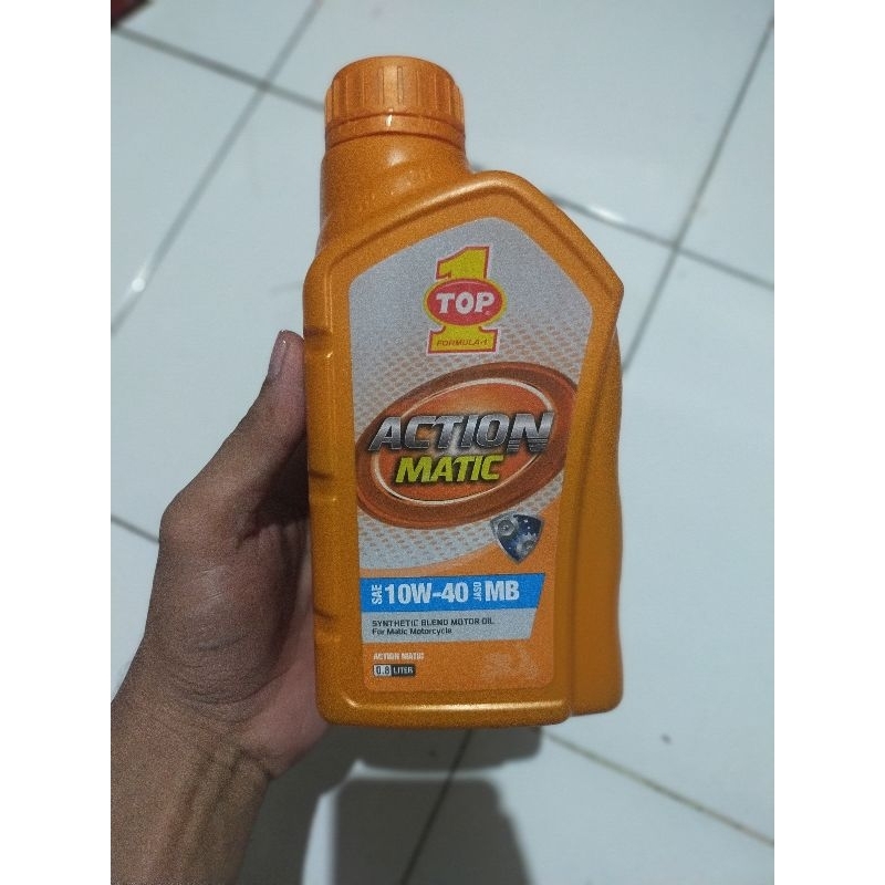Jual OLI TOP 1 ACTION MATIC 10W-40 SYNTHETIC 0.8L | Shopee Indonesia