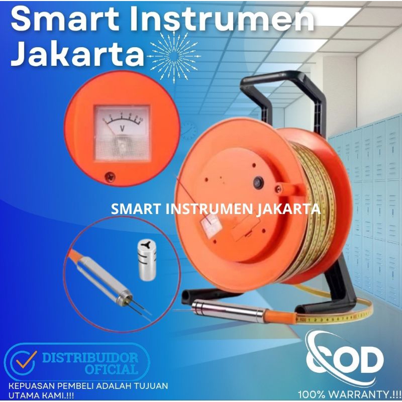 Jual Water Level Dip Meter Sensor Tinggi Muka Air Tanah Sumur Bor - 150m | Shopee Indonesia