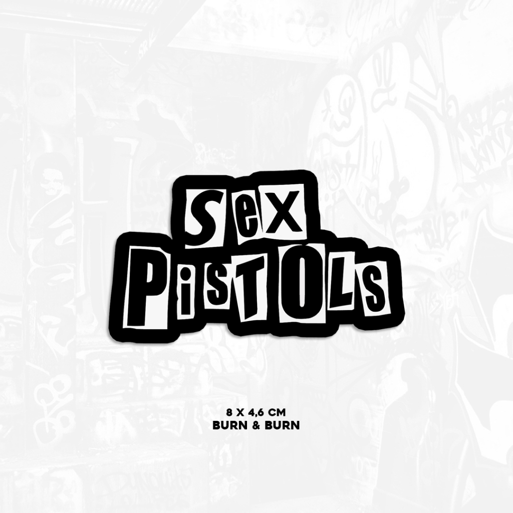 Jual Sex Pistols Logo Stiker Satuan Sticker Vinyl Stiker Helm