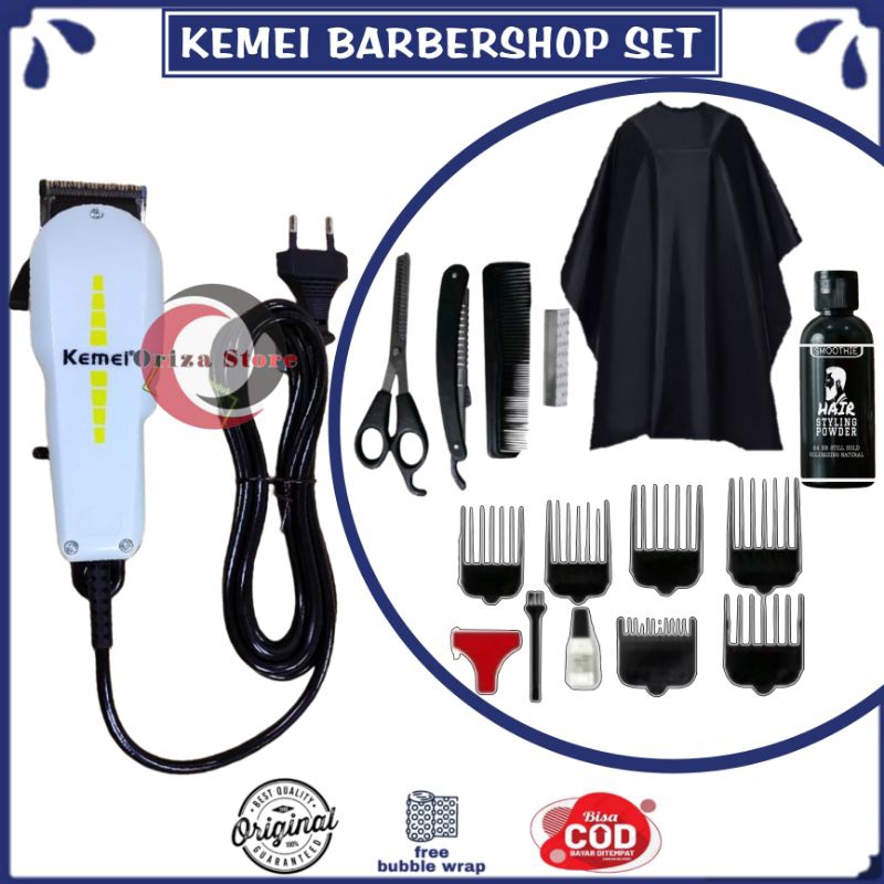 Jual Mesin cukur Rambut Listrik Kemei KM-8821 Hair Clipper Profesional Tapper Kabel Panjang ...