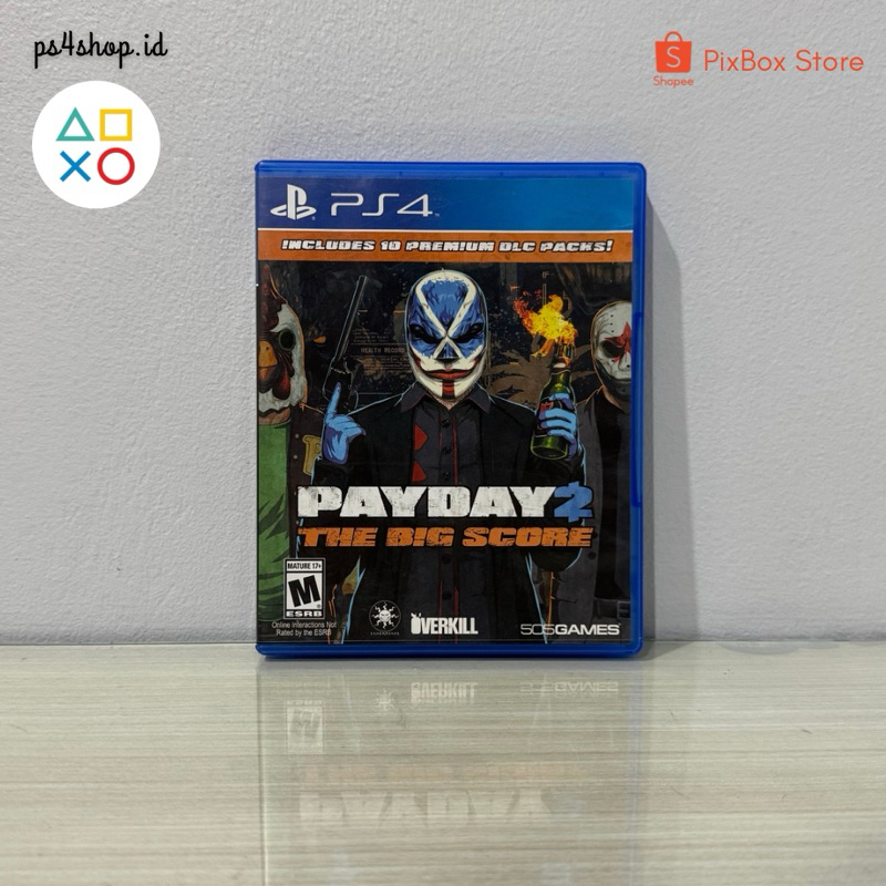 Jual BD KASET PAYDAY 2 THE BIG SCORE PS4 SECOND BEKAS PAY DAY 2SHOOTING HEIST GAME PLAYSTATION ...