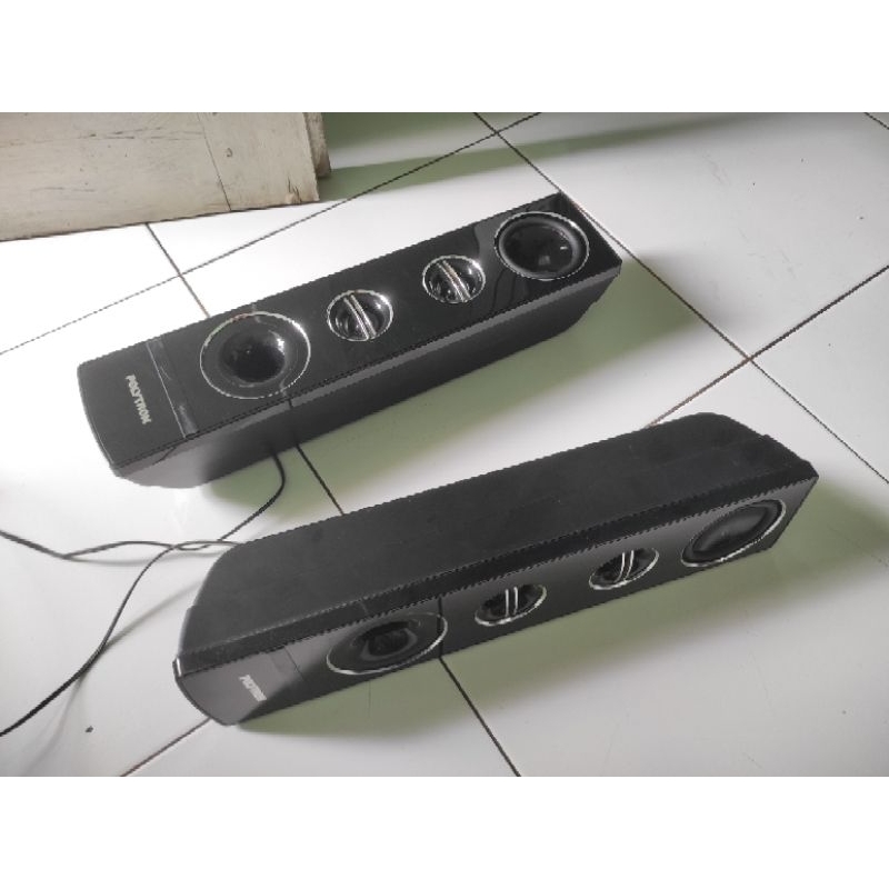 Jual Speaker pasif bekas Polytron Soundbar TV 24inch original | Shopee Indonesia