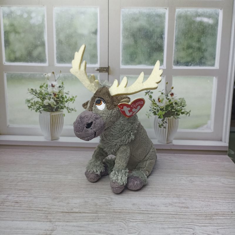 Jual Boneka Frozen Plush Ty Beanie Disney Sven Thee Moose | Shopee ...