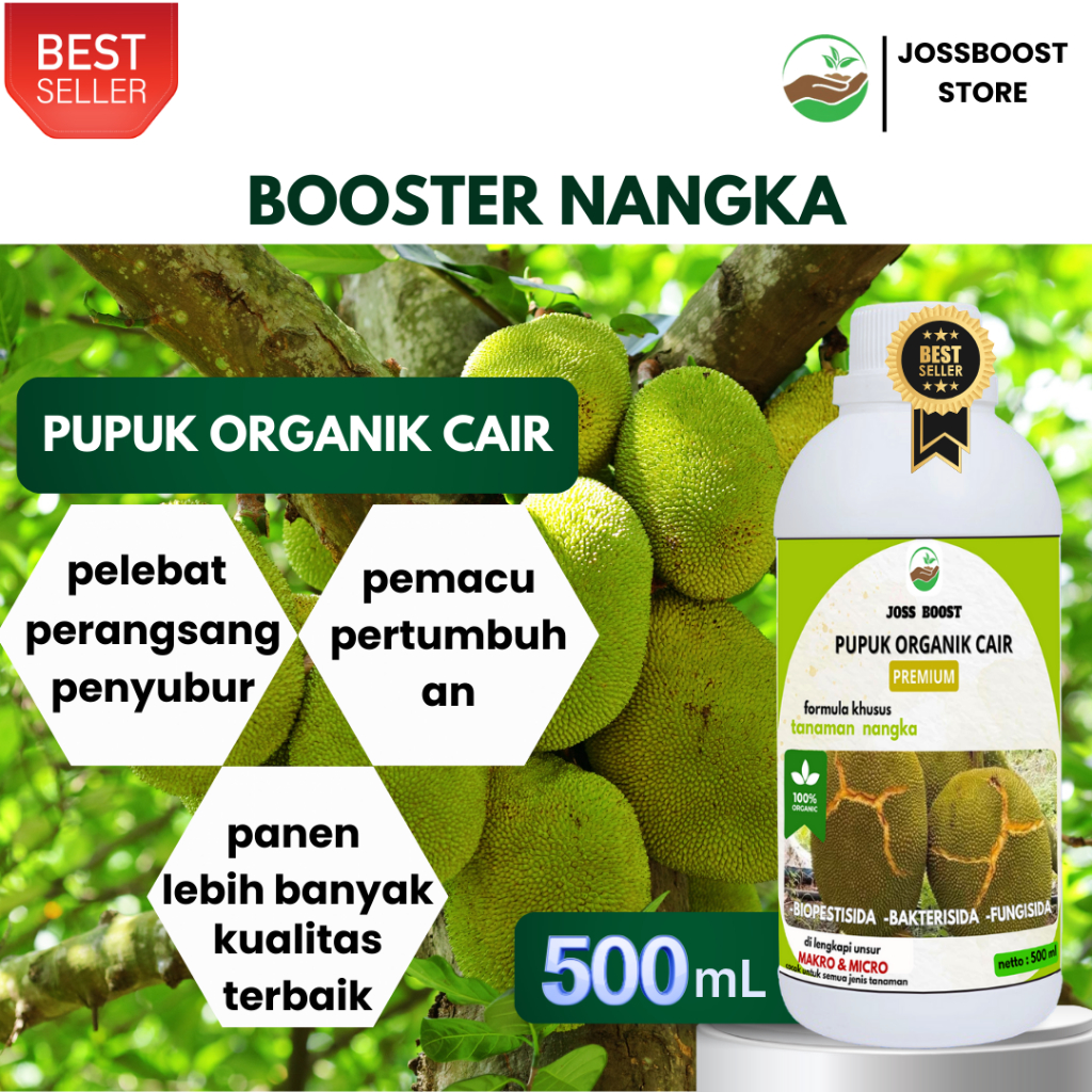 Jual Pupuk Organik Cair Booster Tanaman Nangka ,POC JOSS BOOST NANGKA, Melebatkan dan ...