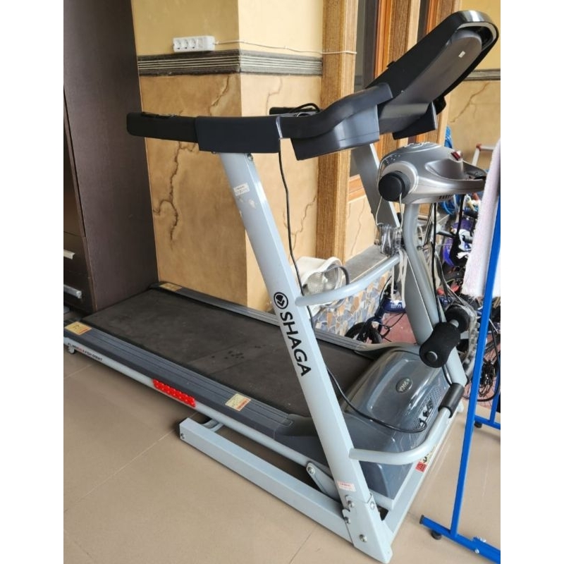 Jual TREADMILL FLAMMA II FSX 0218T BEKAS MERK SHAGA | Shopee Indonesia