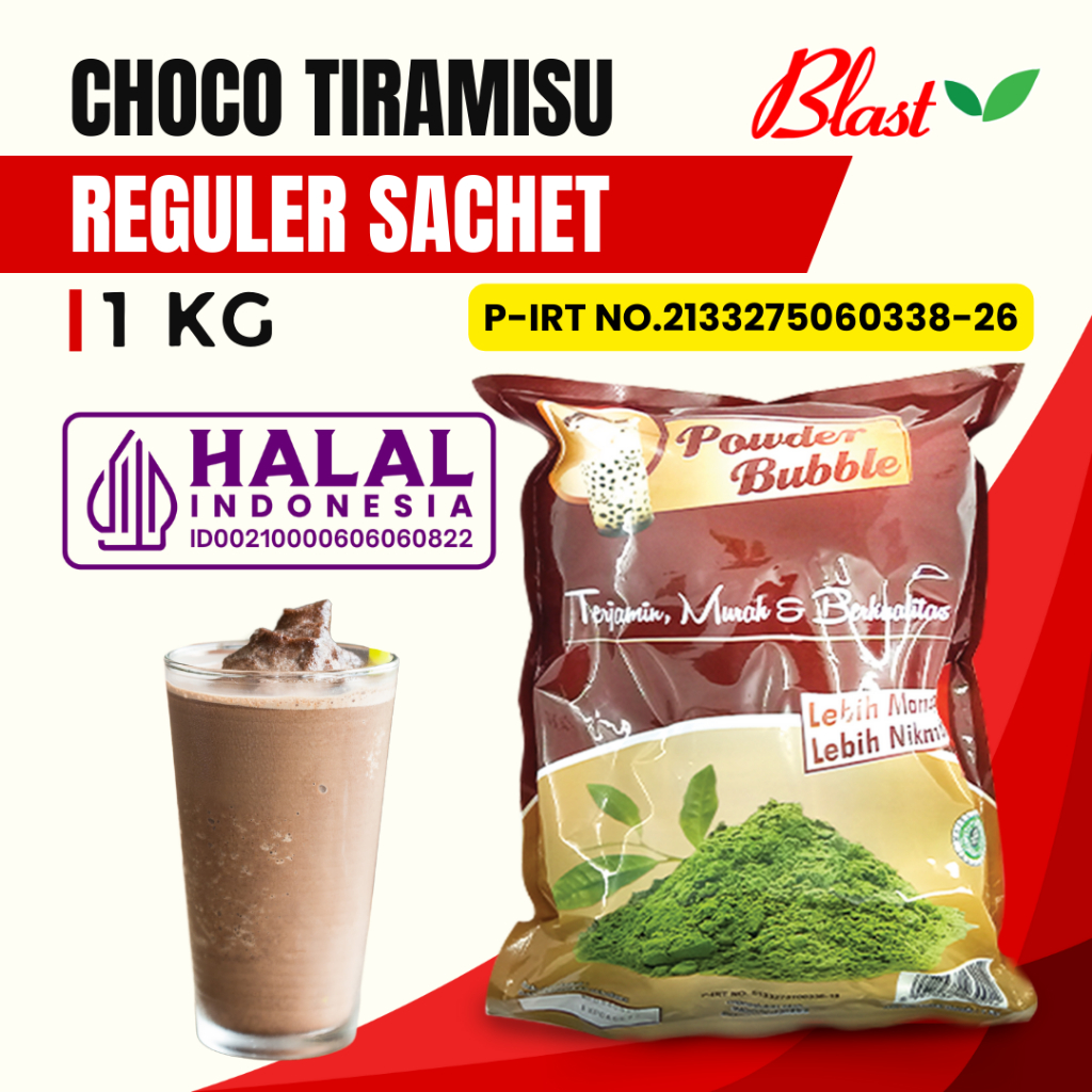 Jual Bubuk CHOCOLATE TIRAMISU 1 KG - Bubuk Minuman Choco Tiramisu - MIX ...