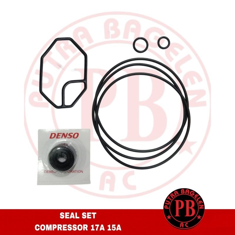 Jual shaft seal shaft lip seal lengkap untuk compresor ac mobil Denso ...