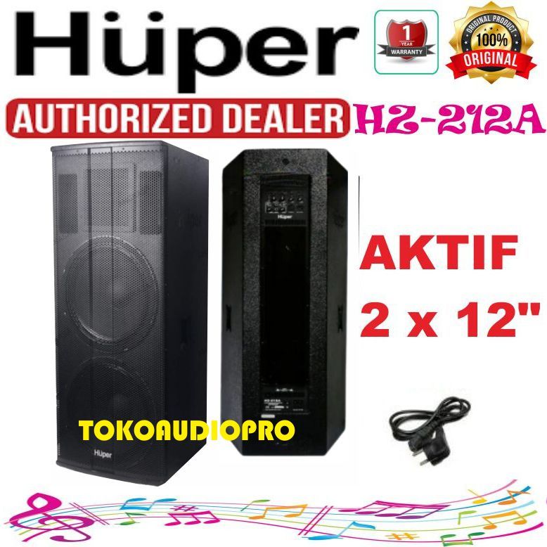 Jual Speaker Huper HZ212A Dual 12" Speaker Aktif Original Huper Hz-212A ...