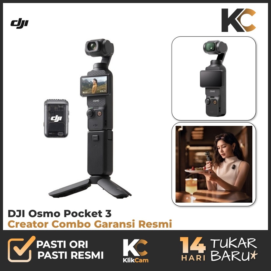 Jual DJI Osmo Pocket 3 Creator Combo Garansi Resmi | Shopee Indonesia