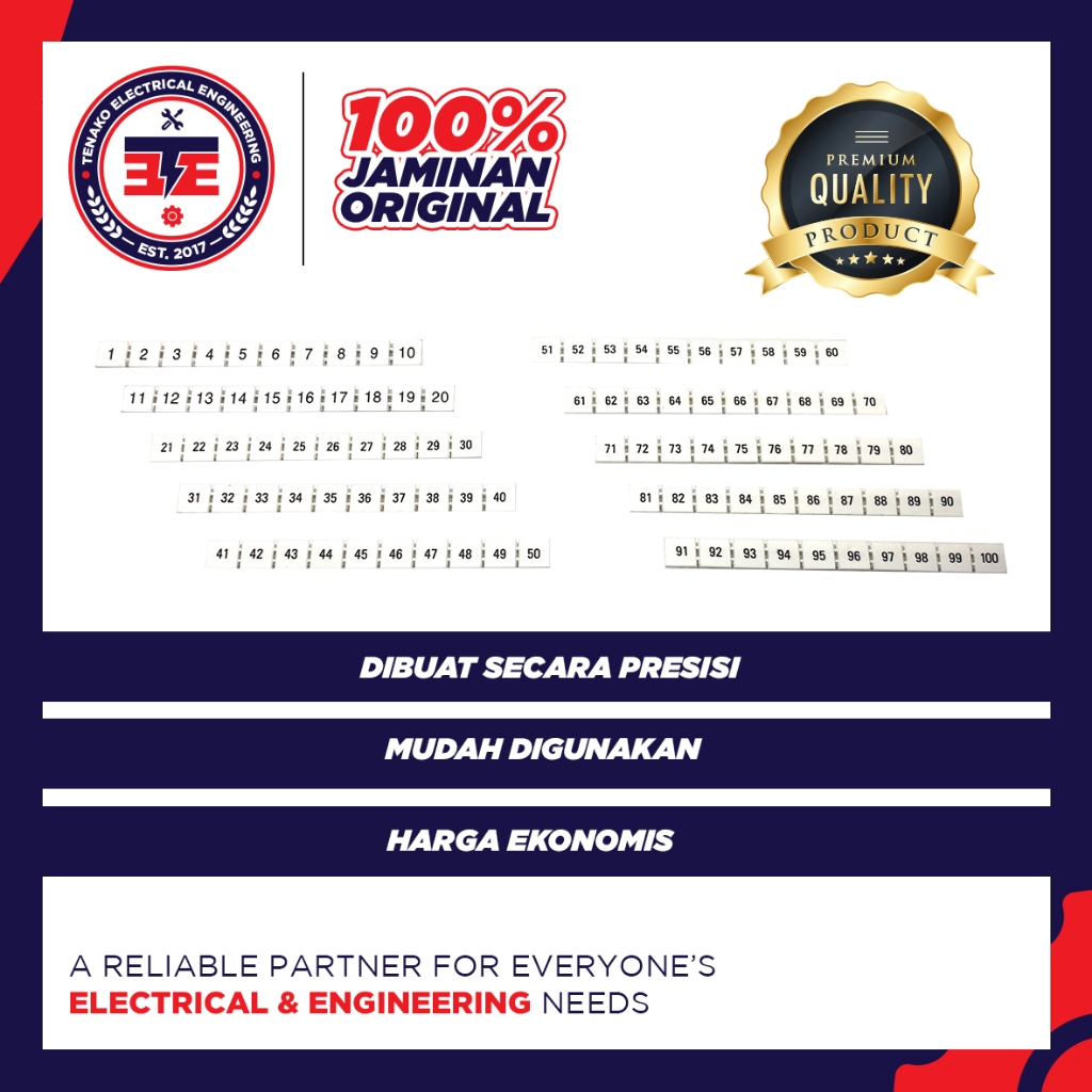 Jual Marking Strip UK16N ZB-12 Marker Strip Terminal UK-16N Terminal ...