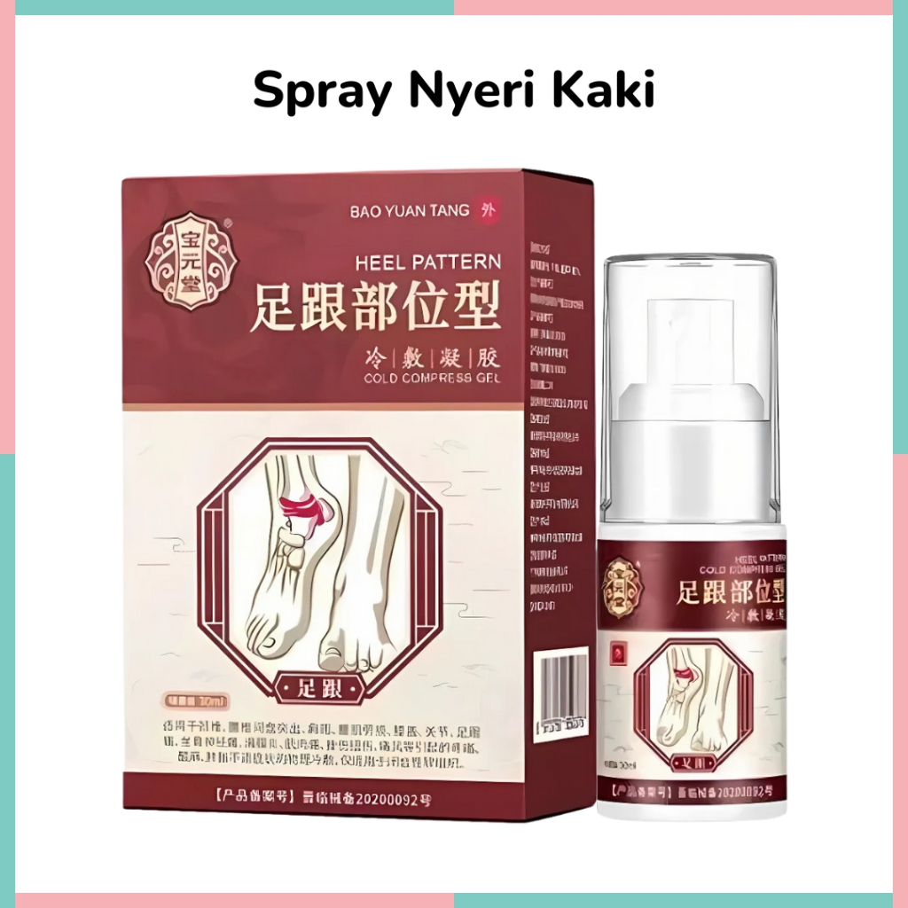 Jual APGAR Spray Obat Nyeri Tumit Kaki Pergelangan Kaki Telapak Kaki ...