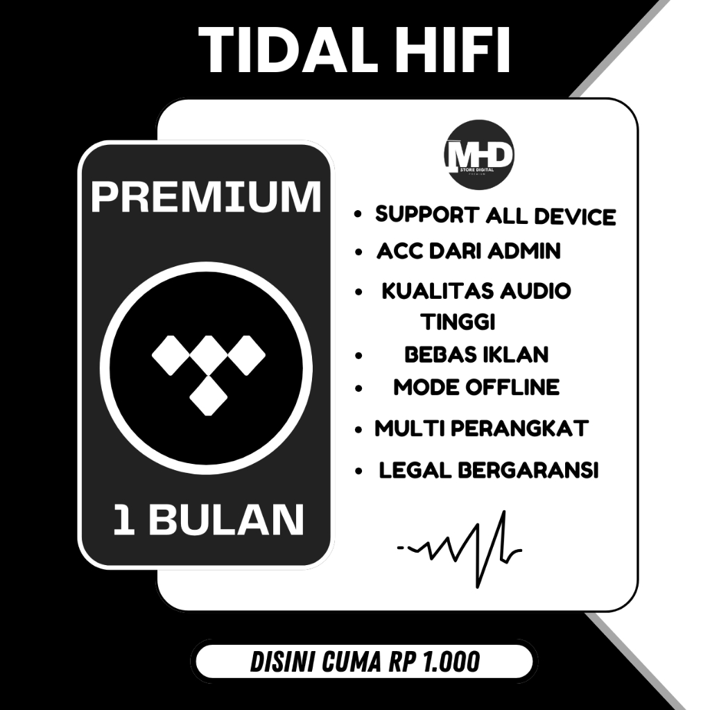 Jual TIDAL HIFI Premium 1 Bulan [ PROMO ] | Shopee Indonesia