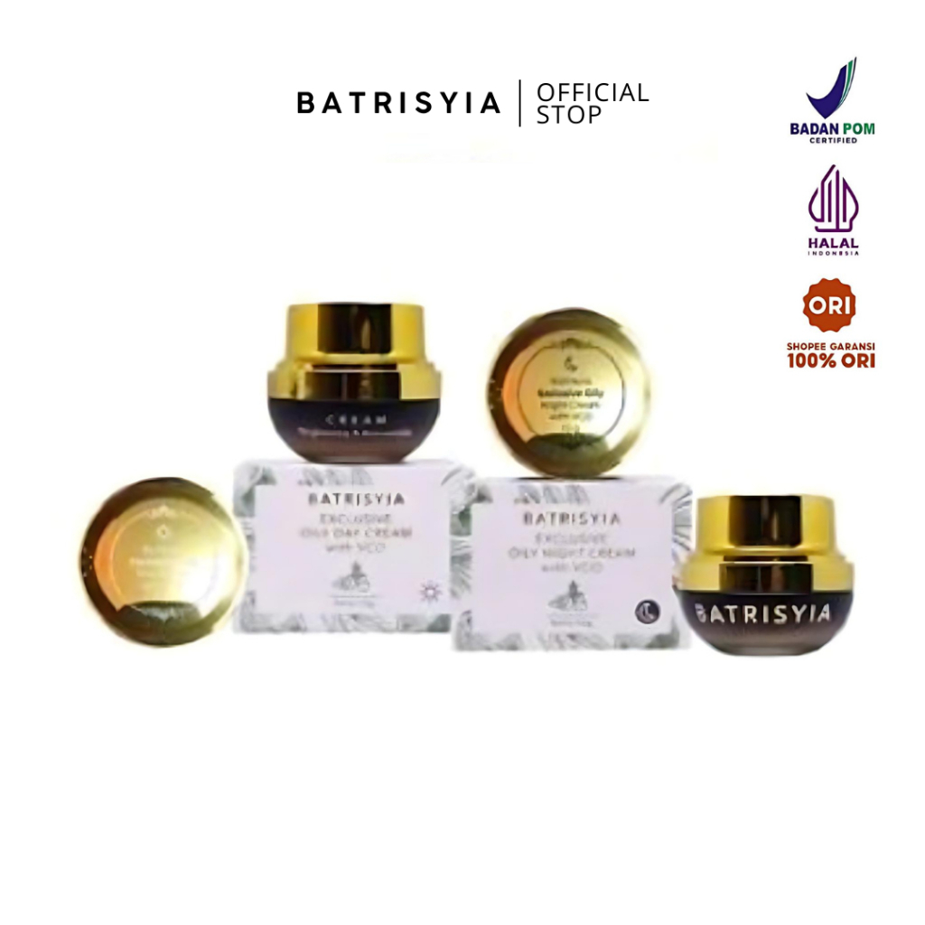 Jual BATRISYIA Exclusive Oily Acne Cream 15gr Day & Night Atasi Jerawat ...