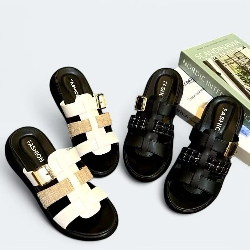 Jual Velora Sandal Wanita Arabella Widges Sandal Platfrom Cewek Korean ...