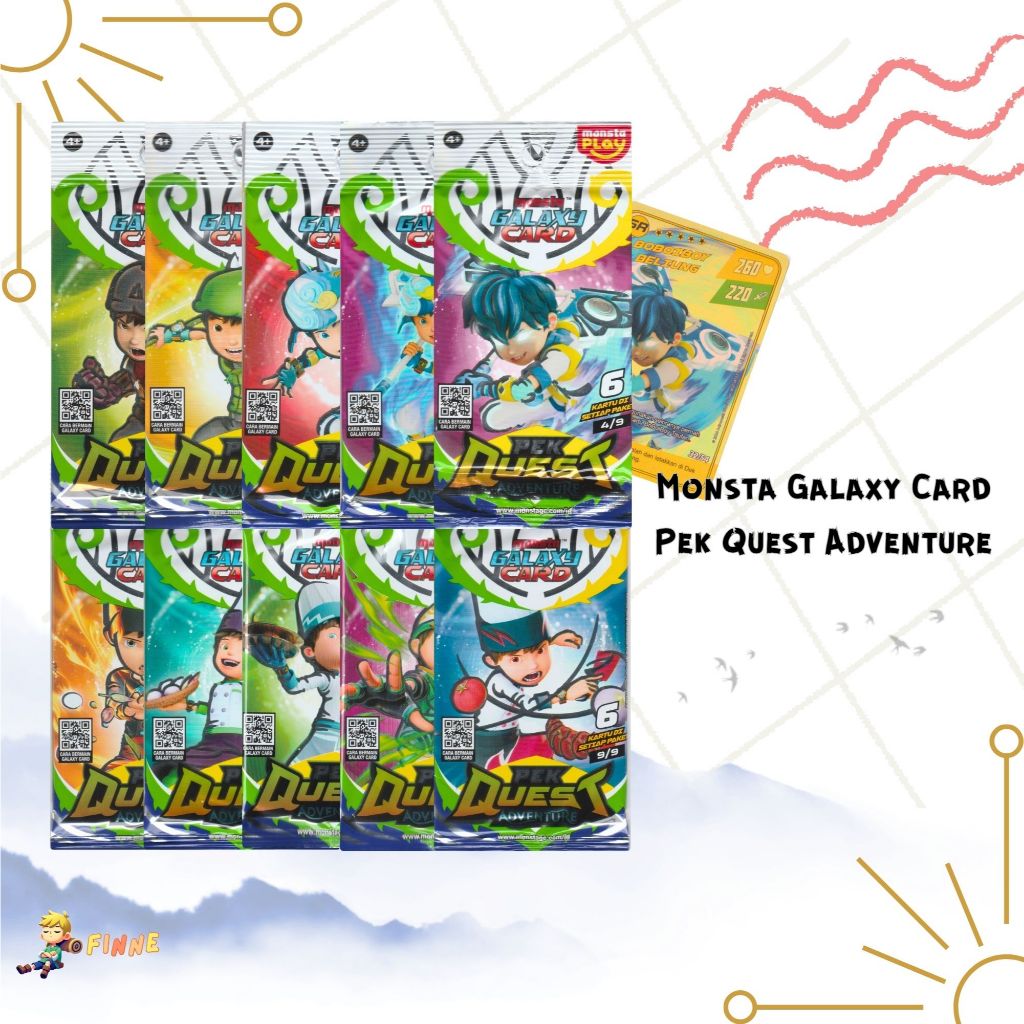 Jual Monsta Galaxy Card - Pek Quest Adventure | Shopee Indonesia