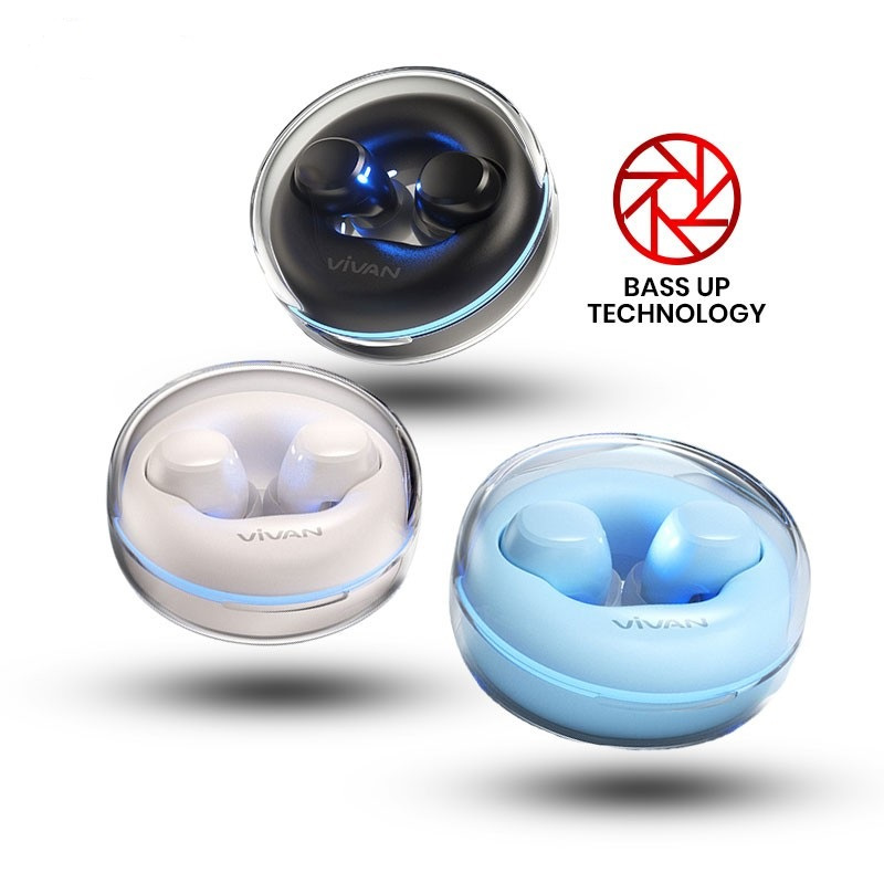 Jual VIVAN TWS EARPHONE BLUETOOTH SPACE MINI | Shopee Indonesia