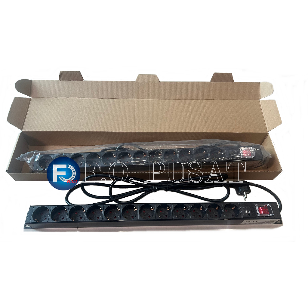Jual PDU 6 Hole PDU 8 Hole PDU 12 Hole / PDU Rack 6 port PDU Rack 8 ...