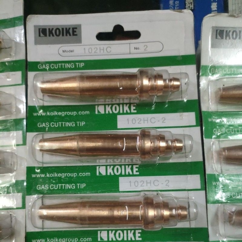 Jual GAS CUTTING TIP KOIKE 102HC Acetylene ( KW ) No. 00 0 1 2 3 4 5 6 7 | Shopee Indonesia