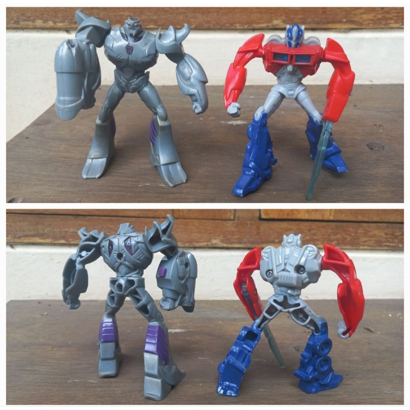 Jual Mainan Figure set dpt 2pc Transformers Optimus Prime + Megatron ...