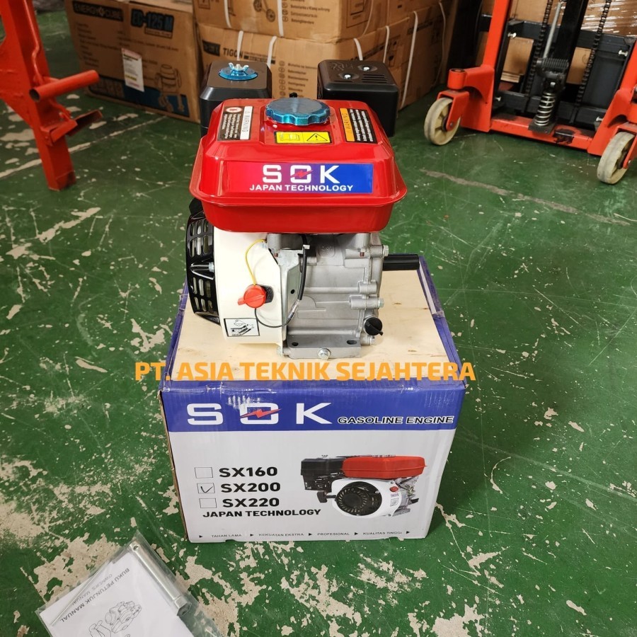 Jual MESIN MOTOR PENGGERAK BENSIN 7 HP / GASOLINE ENGINE 7 PK TERBAIK ...