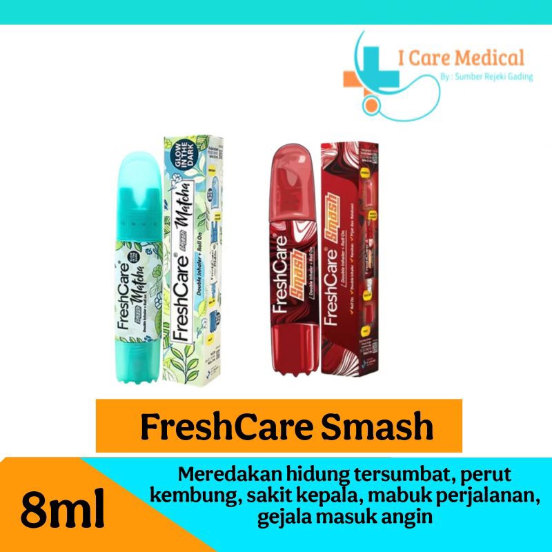 Jual Minyak angin FreshCare Smash Double Inhaler + Roll On / Merah ...