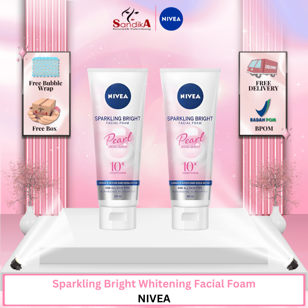 Jual Nivea Sparkling Bright Whitening Facial Foam | Shopee Indonesia