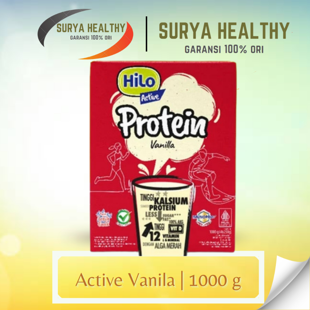 Jual HiLo ACTIVE VANILA 1000 GRAM - SUSU TINGGI KALSIUM | Shopee Indonesia