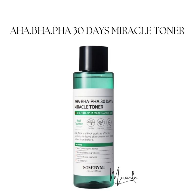 Jual SOME BY MI AHA BHA PHA 30 DAYS MIRACLE TONER 150ml | Shopee Indonesia